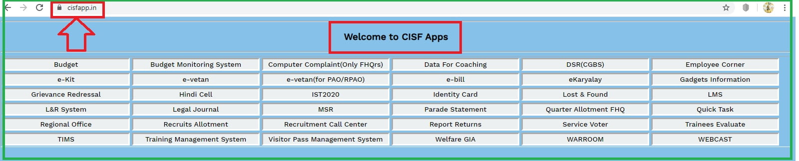 CISF Payslip 2026 Download, CISF Employee Corner Cisfapp.in