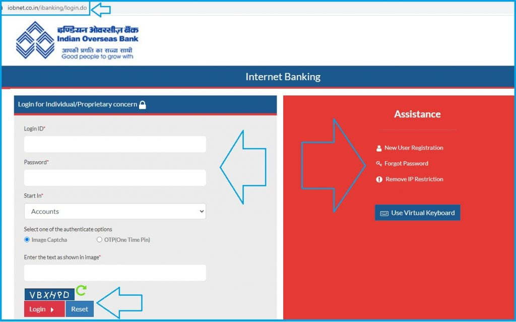 IOB Net Banking Login - IOB Netbanking Registration 2025
