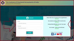 SSP Portal Login, ICAI SSP Portal Login, Articleship Registration