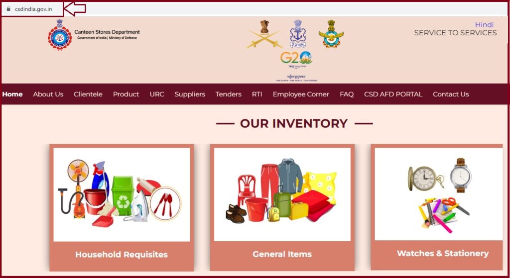 CSD Canteen Online Booking 2024 CSD Login Smart Card Registration